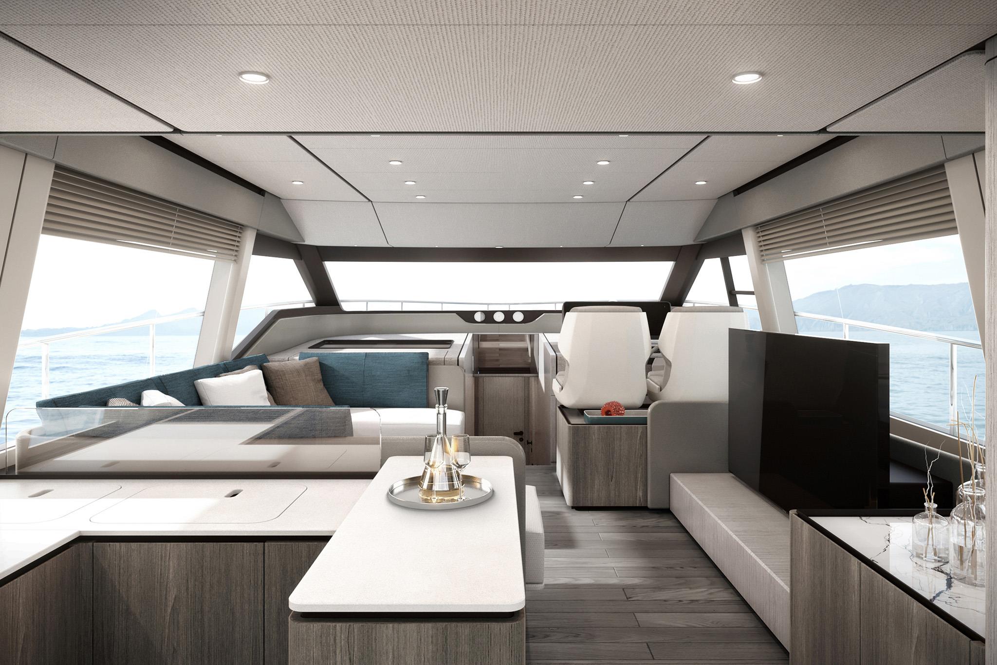 FERRETTI YACHTS 580 - Yacht for sale - Ferretti Group America